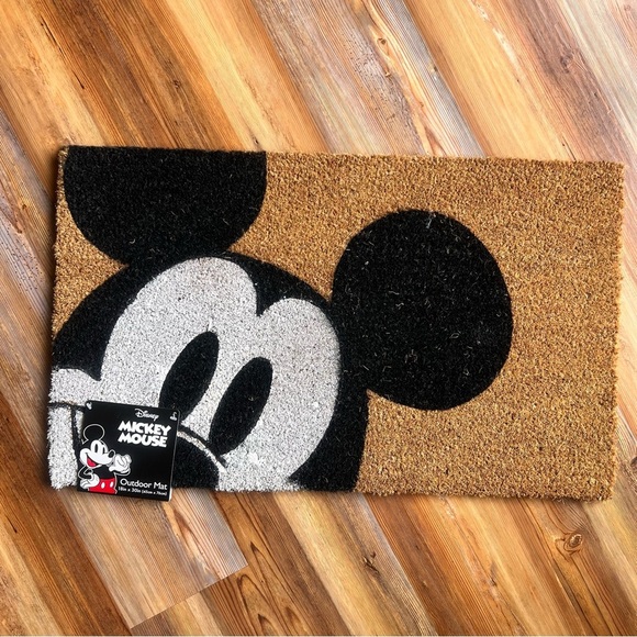 Disney | Accents | Disney Mickey Mouse Smile 8 X 3 Coir Outdoor Mat ...